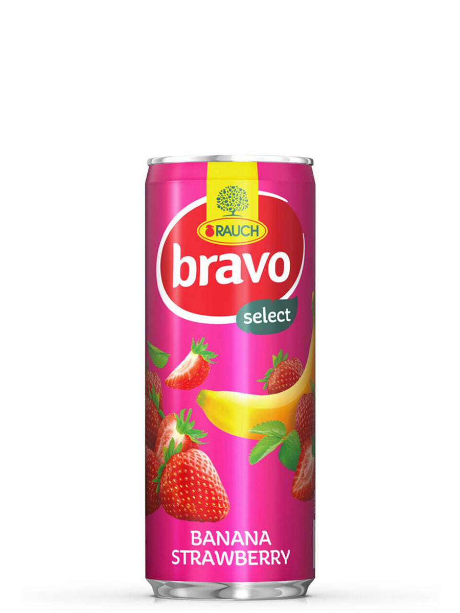 Bravo Banana Strawberry Juice 250ml – Alb Products